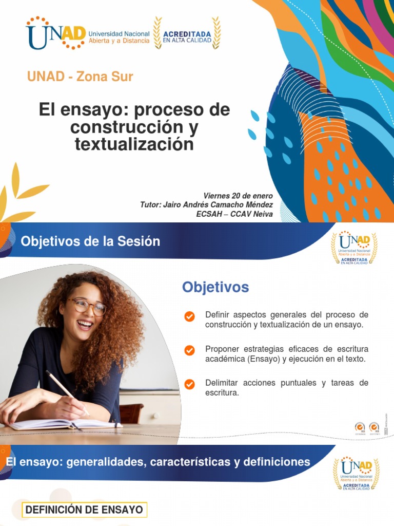 Presentación Cómo Elaborar Un Ensayo | PDF