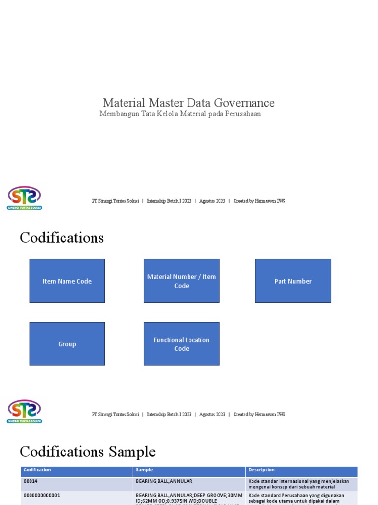 Material Master Data Governance (Day 2) | PDF