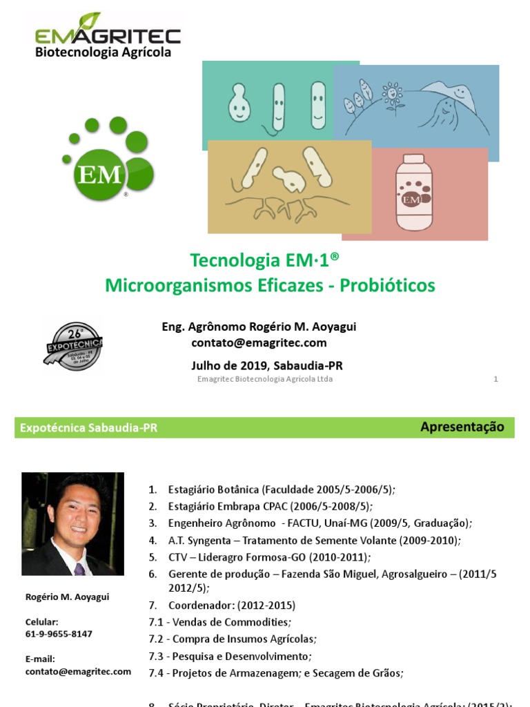 Apresentacao_Microorganismos_eficazes_EM1 | PDF