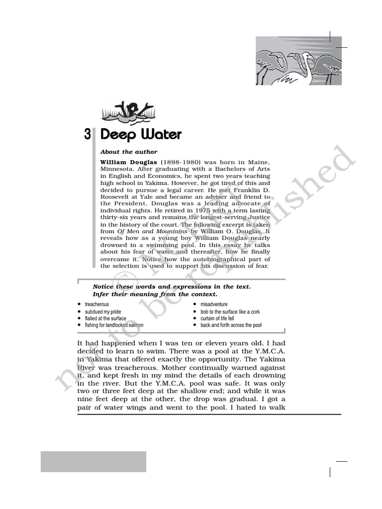 Deep Water-Text Merged | PDF | Swimming