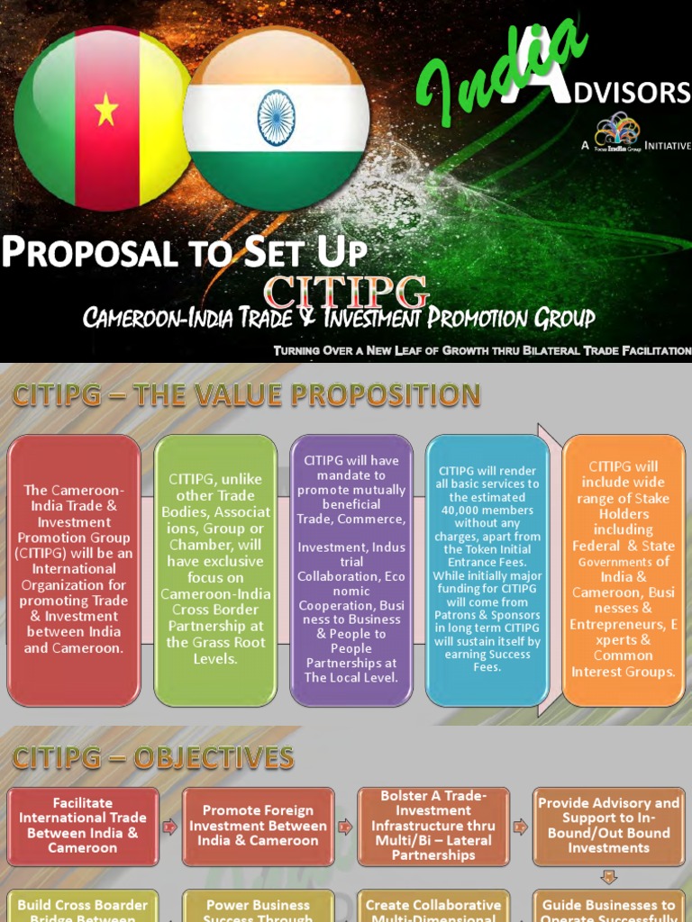 Cameroon India Trade & Investment Promotion Group | PDF | Foreign ...