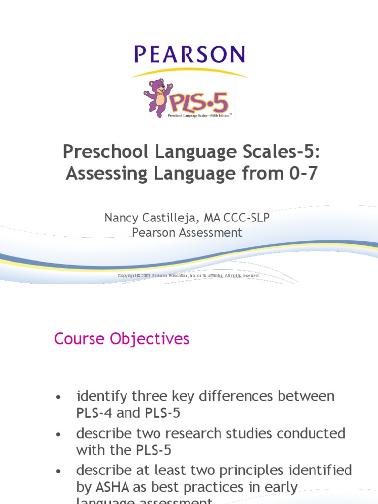 Silo - Tips - Preschool Language Scales 5 Assessing Language From 0 7 | PDF