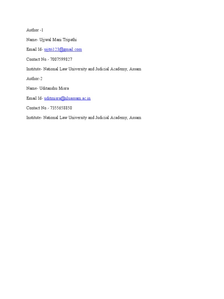 Personal Information | PDF