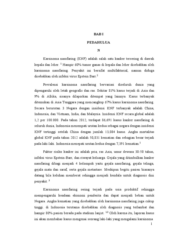 Karsinoma Nasofaring | PDF