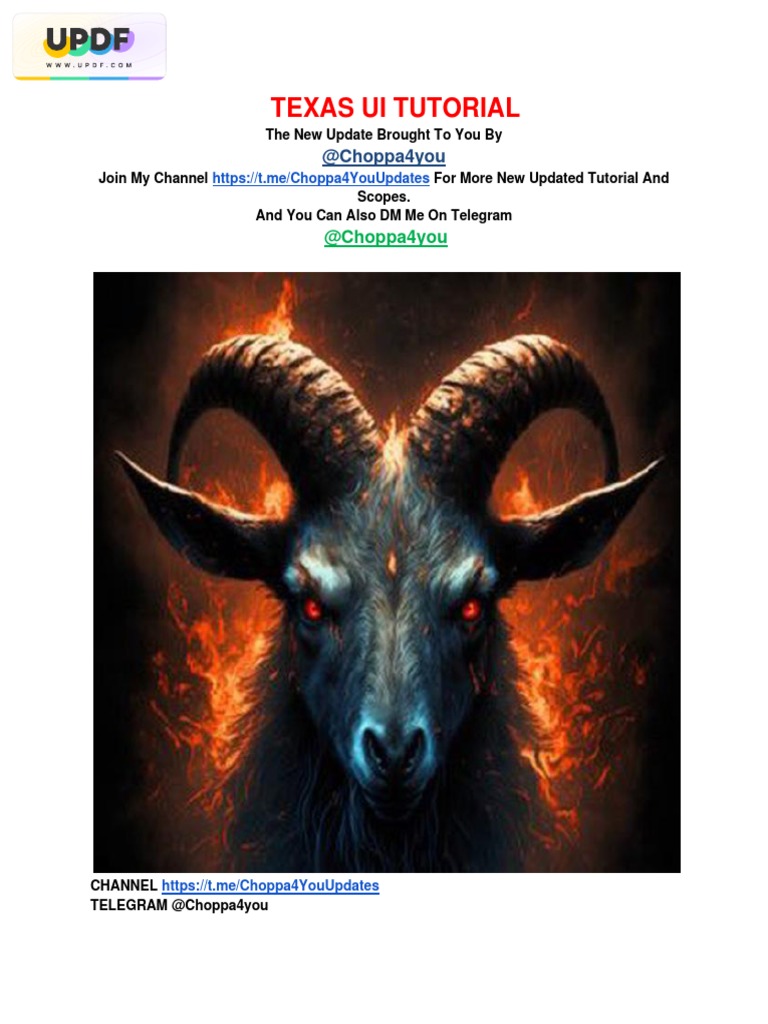 Texas Ui Tut | PDF
