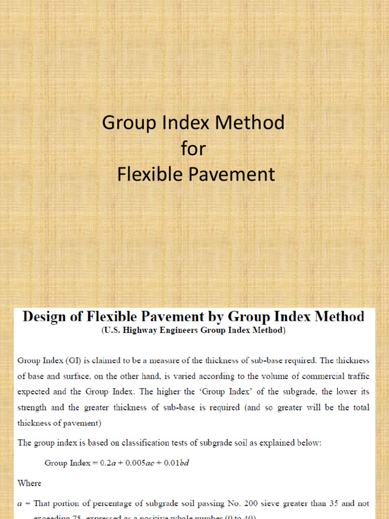 Group Index Method and Westergaard's Method For Pavement Design | PDF