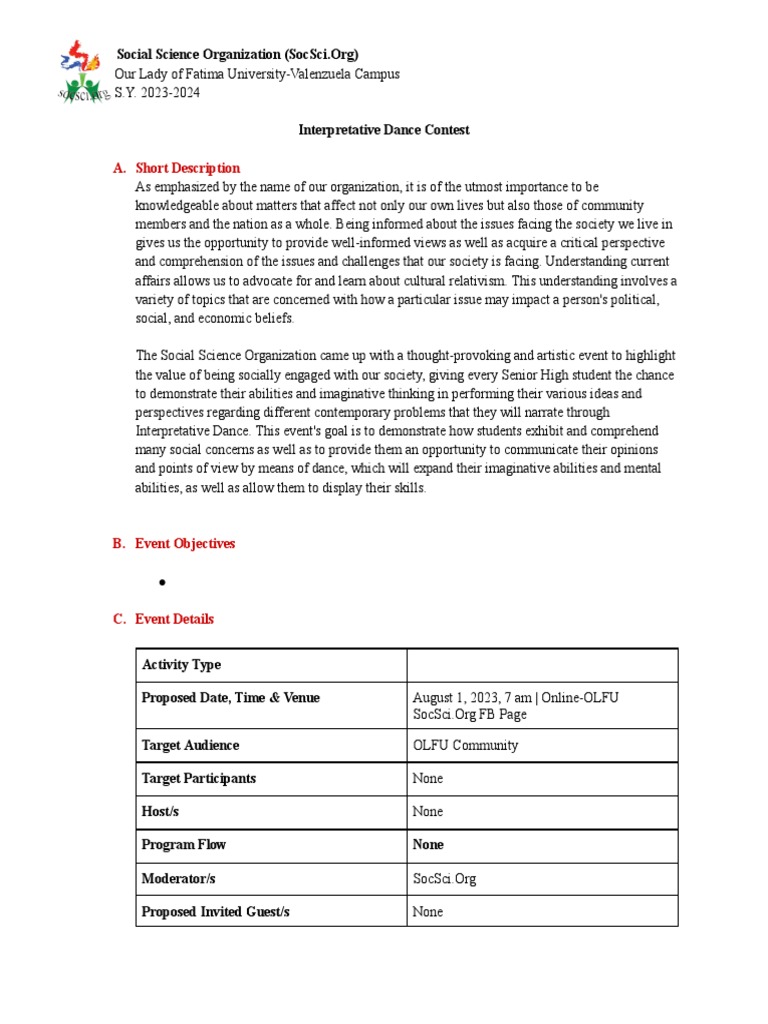 Interpretative Dance | PDF