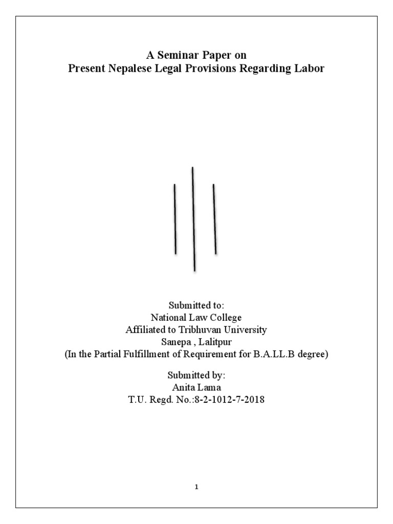 A Seminar Paper | PDF | Business | Social Science