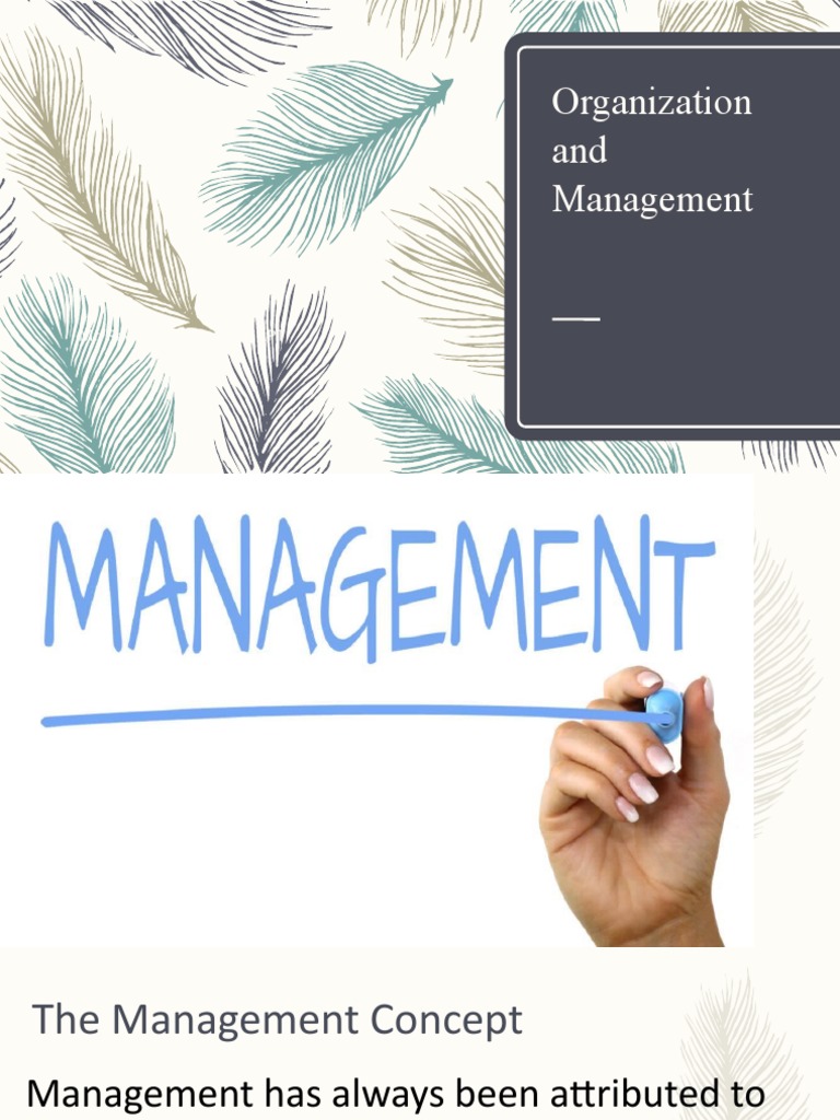 Organization and Management | PDF