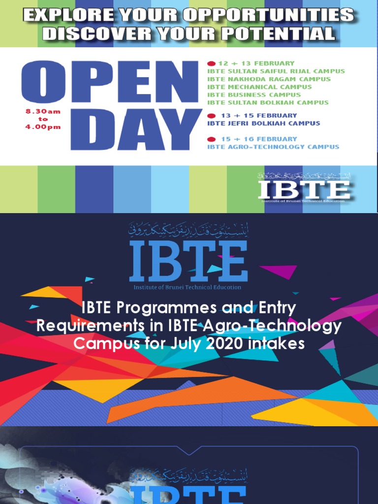 IBTE Agro-Tech Campus Entry Guide | PDF