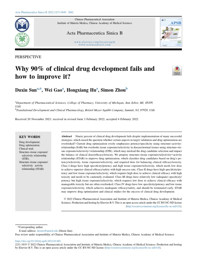 Clinical Drug Development Challenges | PDF | Drug Development | Drug ...
