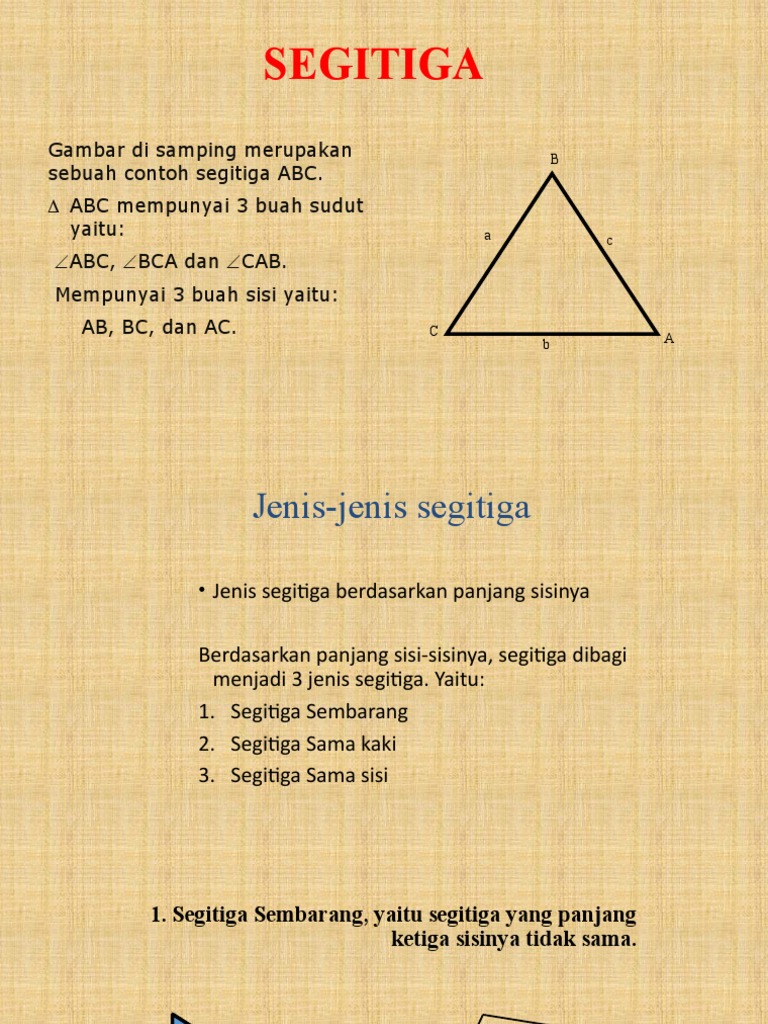 Pemabahsan Soal Segitiga Dan Ringkasan Materi | PDF