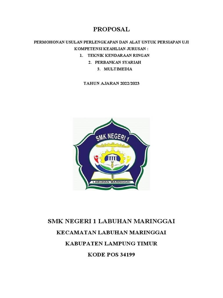 Proposal Ukom SMK N 1 Lab Mar | PDF | Bisnis | Komputer