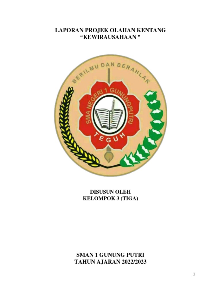 Laporan Projek Kentang 3 | PDF