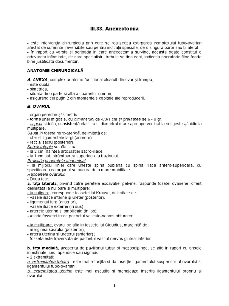 Anexectomia | PDF