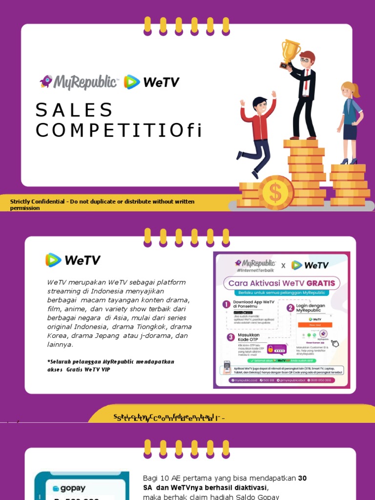Sales Competition Wetv | PDF