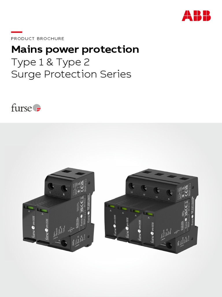 Furse ESP T1 T2 Surge Protection Series Product Guide 211021 | PDF ...