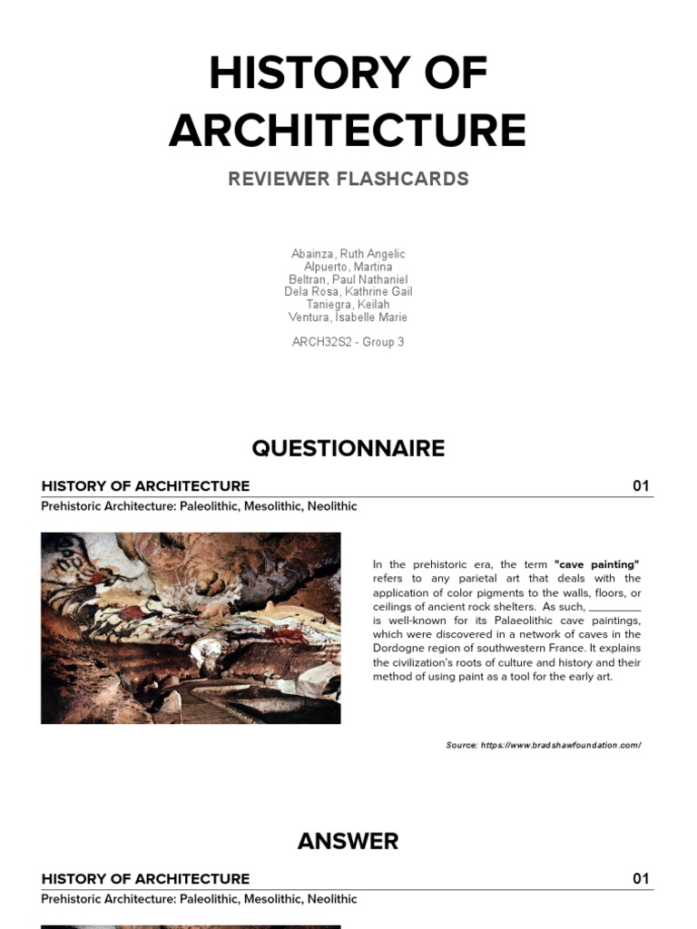HISTORY OF ARCHITECTURE (Reviewer) | PDF