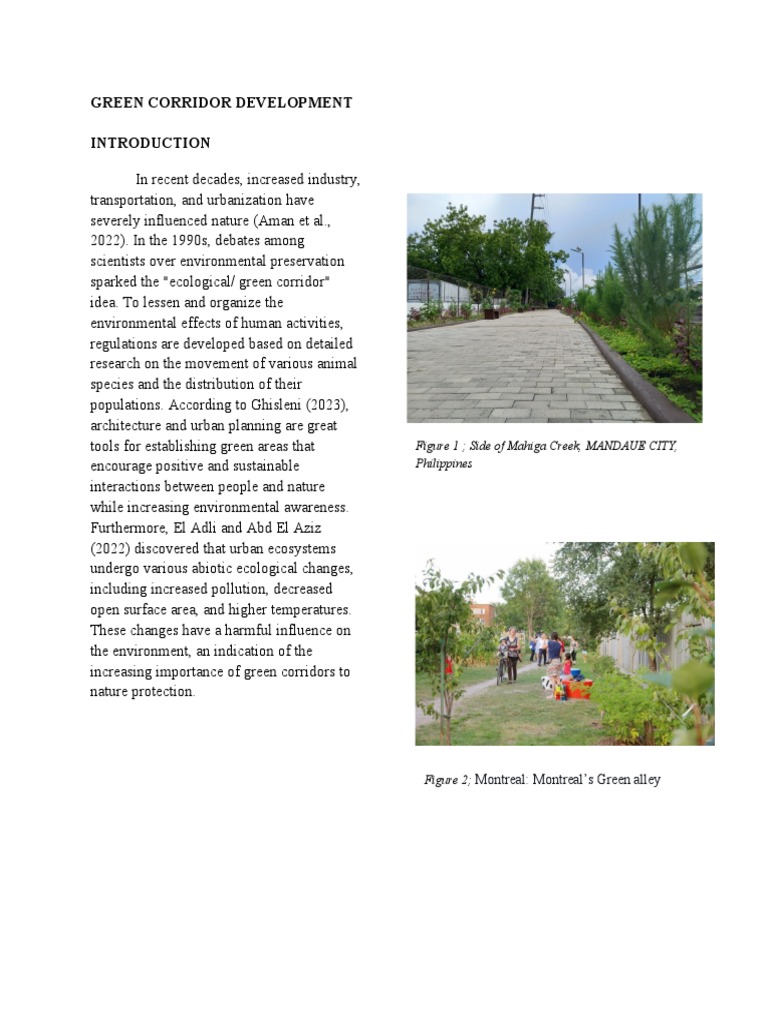 Green Corridor Development | PDF