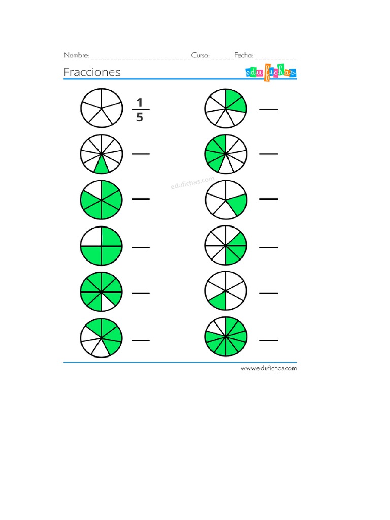 Fracciones Pintar | PDF