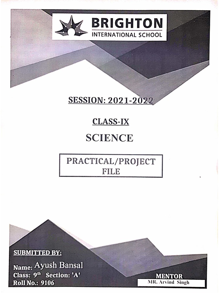 Science Portfolio | PDF
