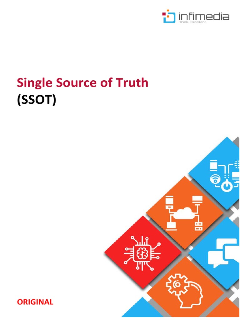 Single Source of Truth (SSOT) | PDF | Cybernetics | Data
