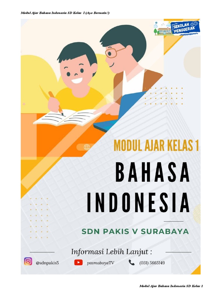 Modul Ajar Bahasa Indonesia BAB 2 KELAS 1 | PDF
