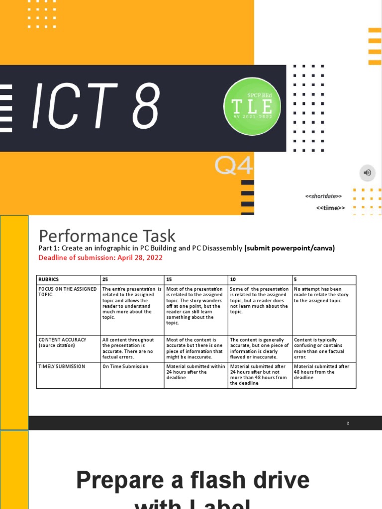 ICT 8 - Q4-Performance Task | PDF