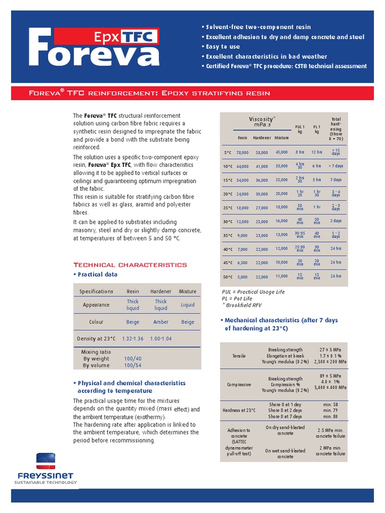 Fiche Technique Epx TFC en V01 | PDF