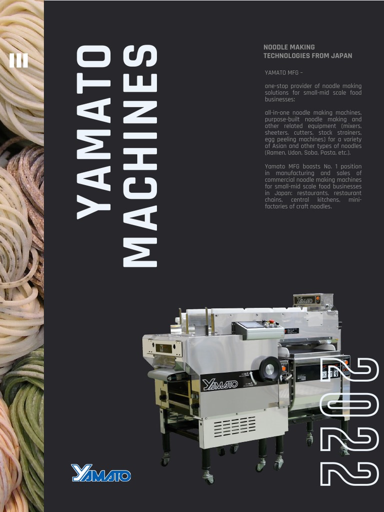 Yamato Machines | PDF | Ramen | Noodle