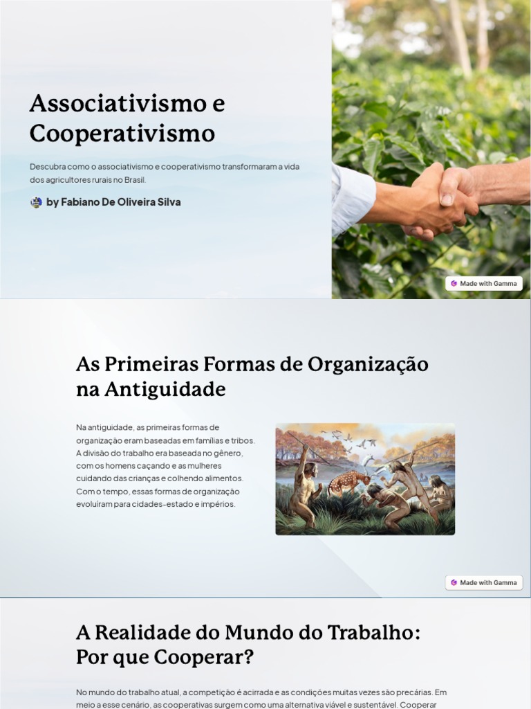 Associativismo e Cooperativismo | PDF