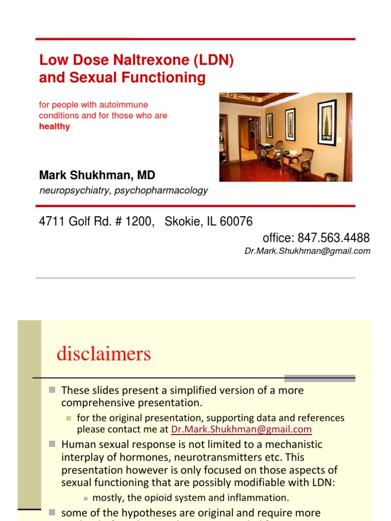 LDN For Sexual Dysfunctions | PDF