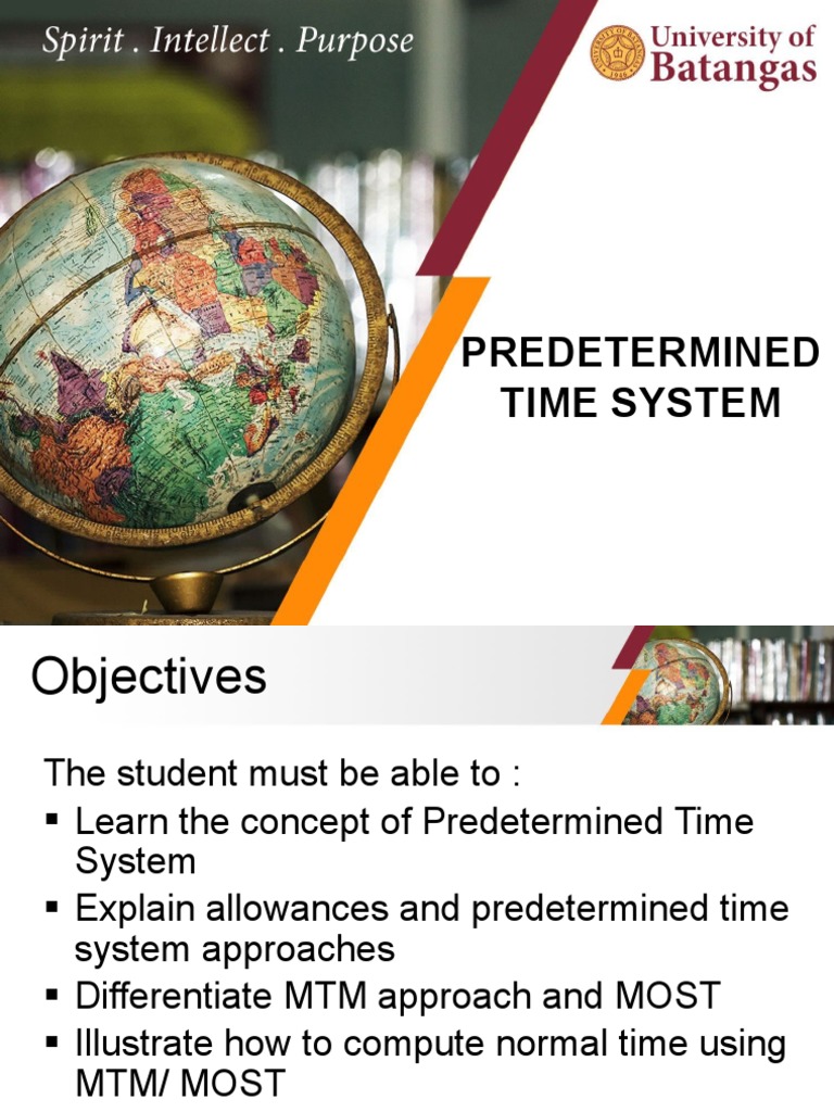 Predetermined Time System | PDF