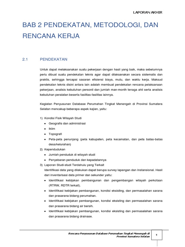 Bab 2 Pendekatan, Metodologi, Dan Rencana Kerja | PDF | Bisnis | Sains & Matematika