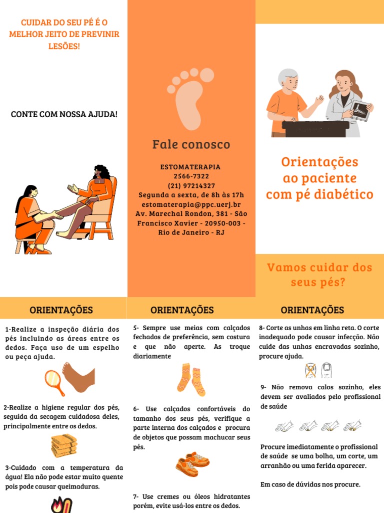 Folder Pé Diabético | PDF