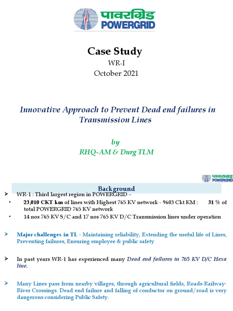Dead End Failure Caser Study | PDF