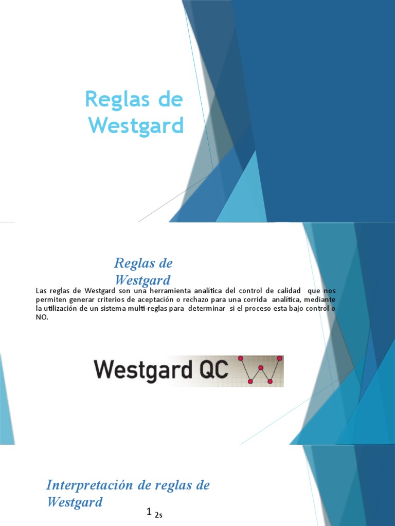 Reglas de Westgard | PDF | Ciencias fisicas
