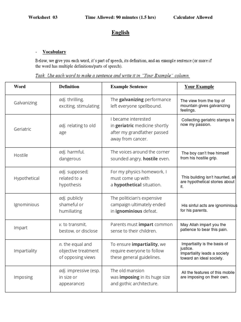 NOP Worksheet 3.0 | PDF