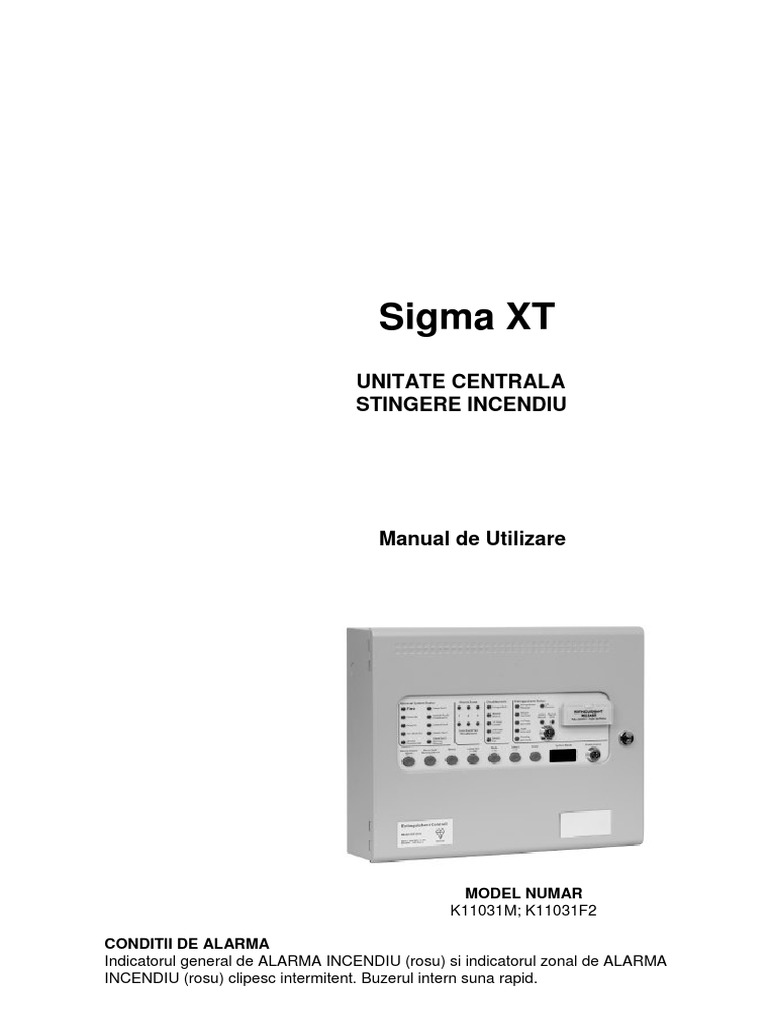Sigma XT-manual utilizator _Ro_-rev 3 | PDF