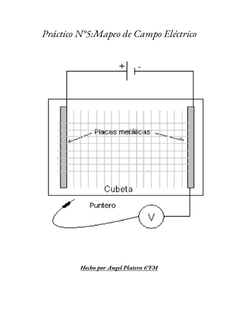 Práctico N°5_Mapeo de Campo Eléctrico | PDF