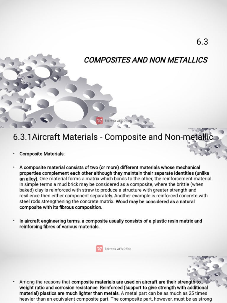 Composites and Non Metallics | PDF | Composite Material | Epoxy