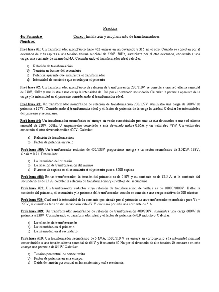 Practica Pdf Transformador Energia Electrica