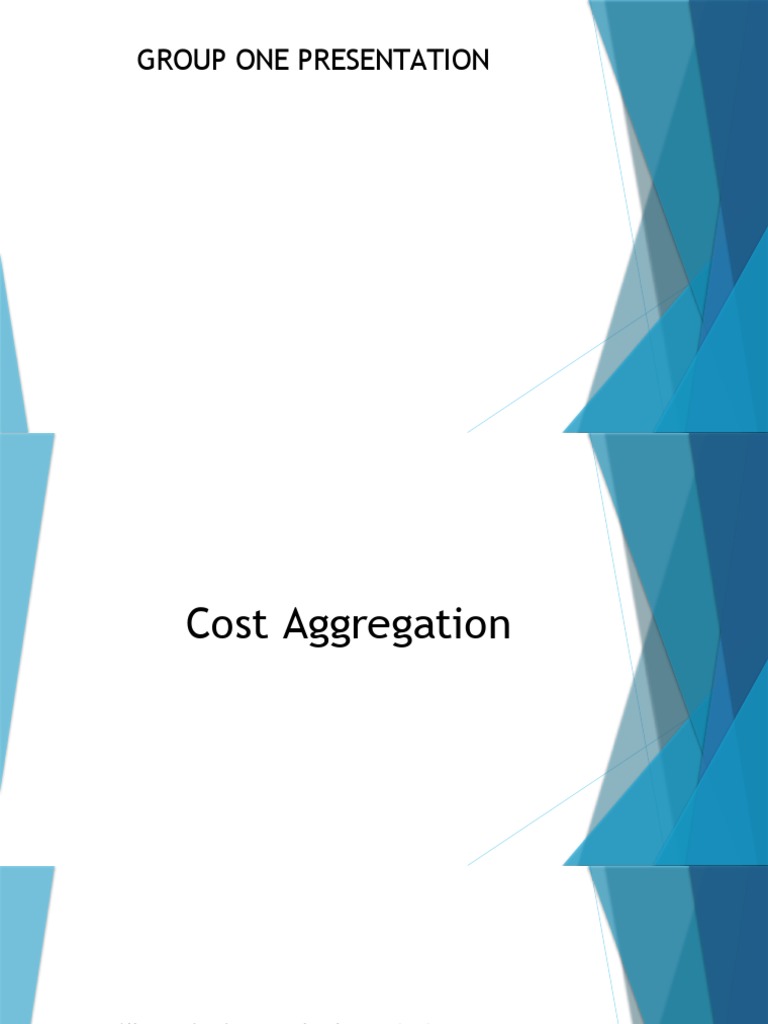 Cost Aggregation in Project Management | PDF | Project Management | Budget