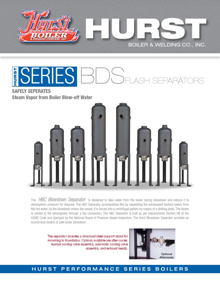 Blow Off Tank-Hurst | PDF | Boiler | Gas Technologies