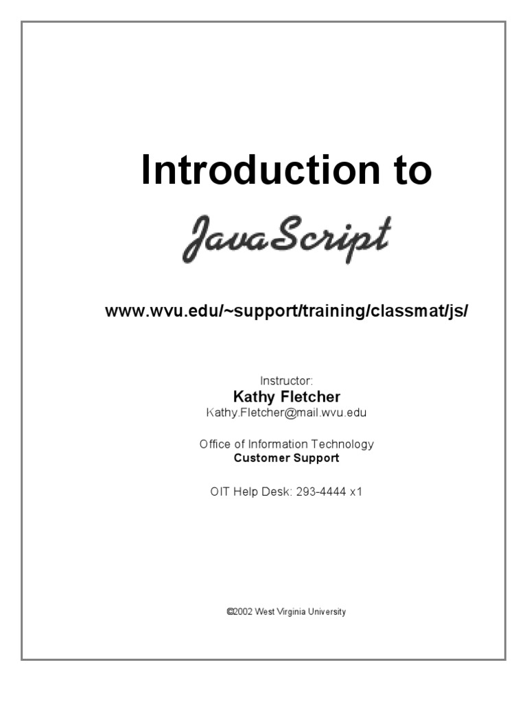 Javascript 2 | PDF | Document Object Model | Java Script
