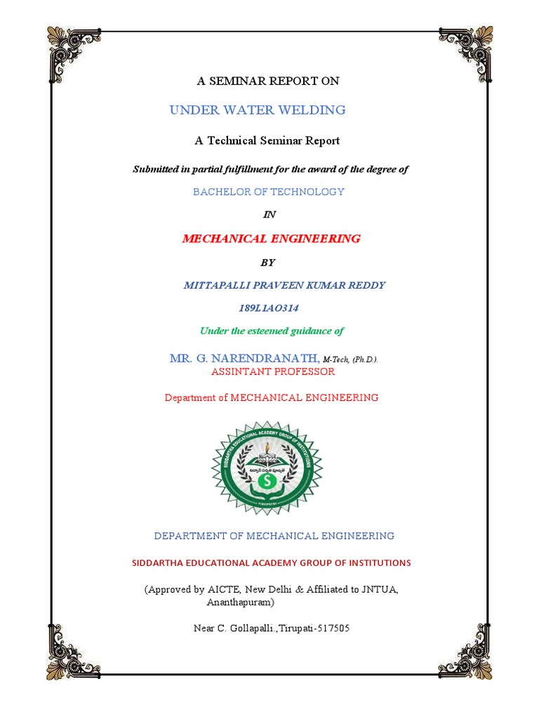 A Seminar Report On Hydrogen Cars by B.durga Prasad | PDF | Academic Degree | Career And ...