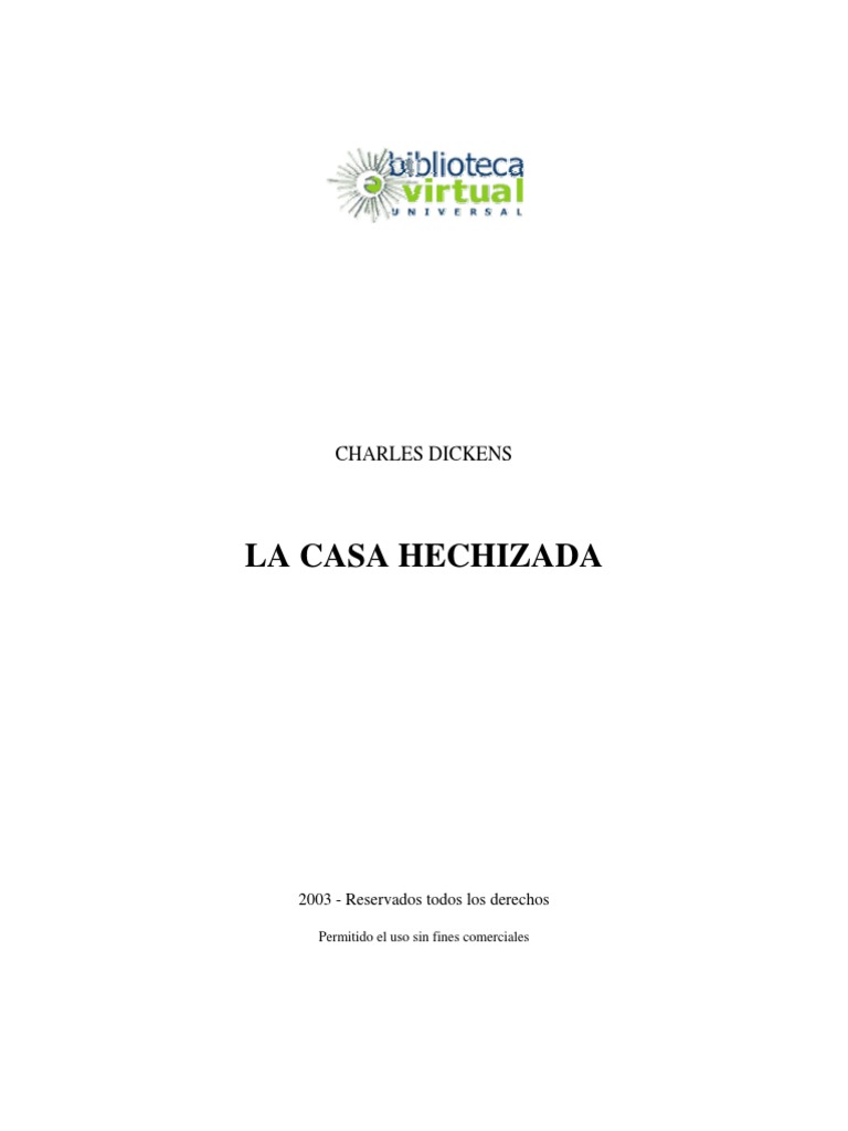1483 La Casa Hechizada de Charles Dickens | PDF