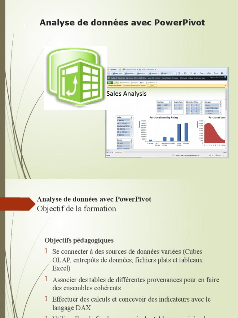 Formation PowerPivot et DAX Excel | PDF
