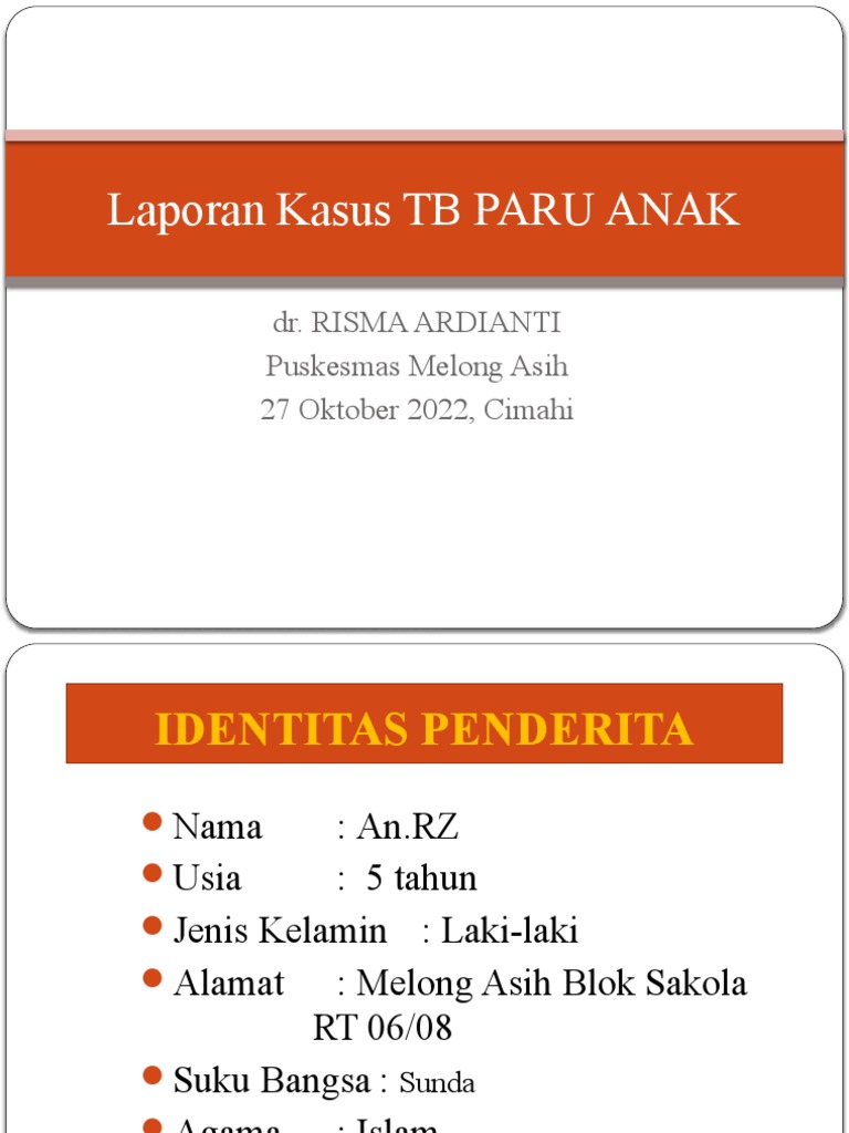 Lapsus TB Paru Anak | PDF