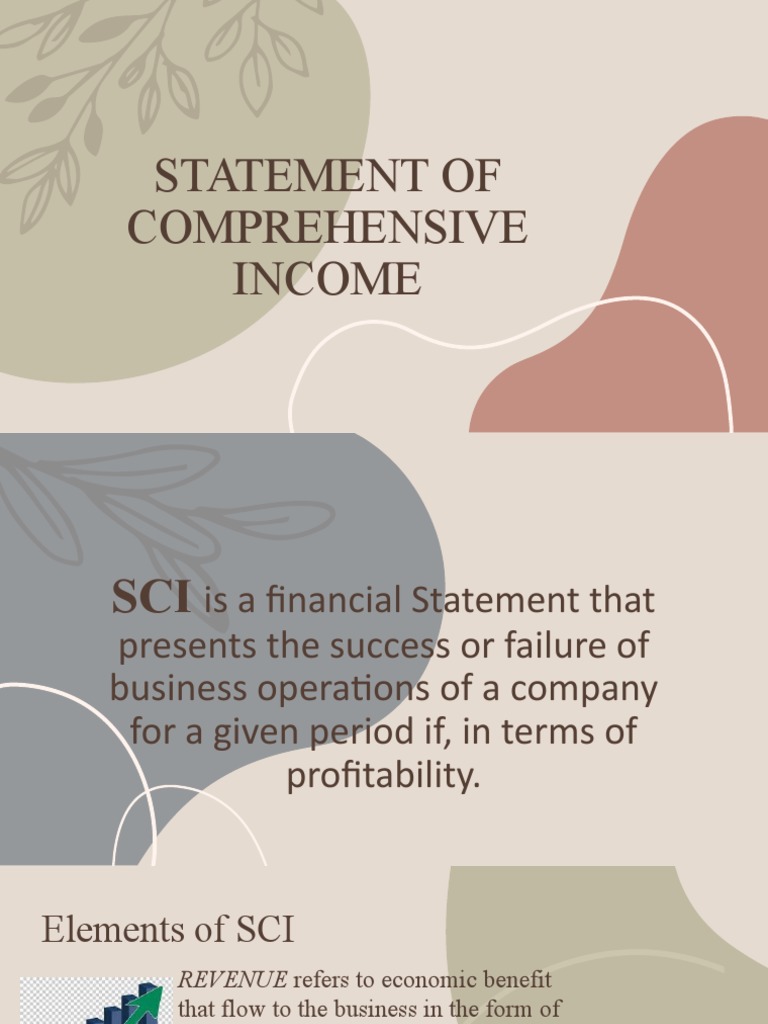 Statement of Comprehensive Income | PDF